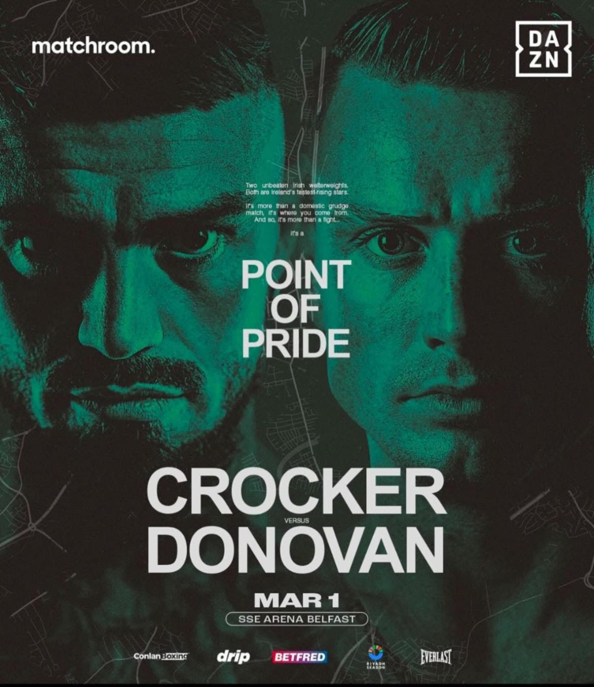 Rising Irish welterweight star Paddy “The Real Deal” Donovan