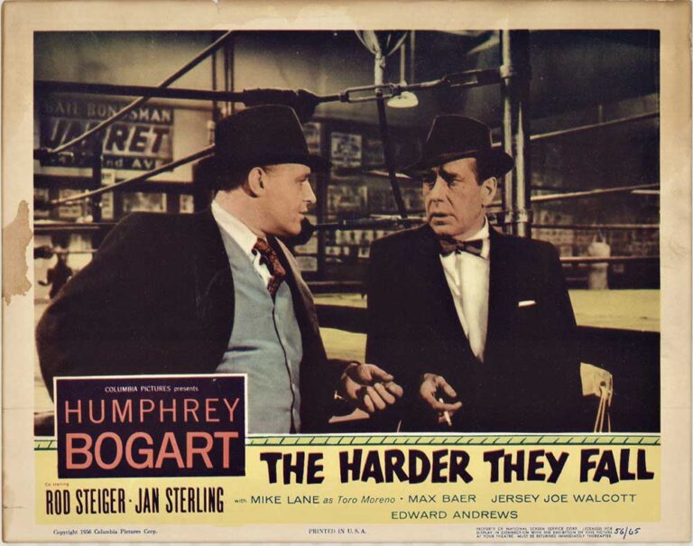 THE HARDER THEY FALL (1956) - The Boxing Exchange Screenplay